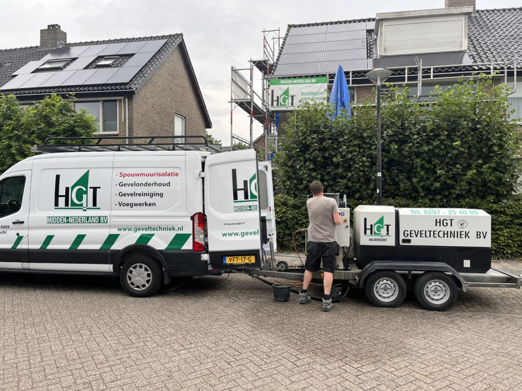 Gevel laten zandstralen Mijdrecht - HGT